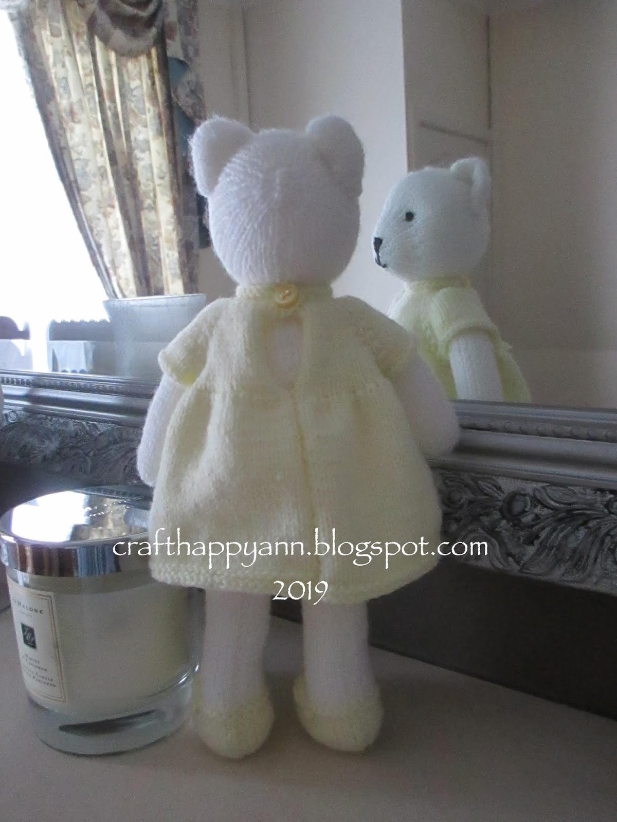craft happy ann: white teddy