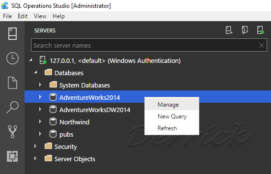 德瑞克：SQL Server 學習筆記: [SQL Ops Studio] Build a custom insight widget: 自製 ...