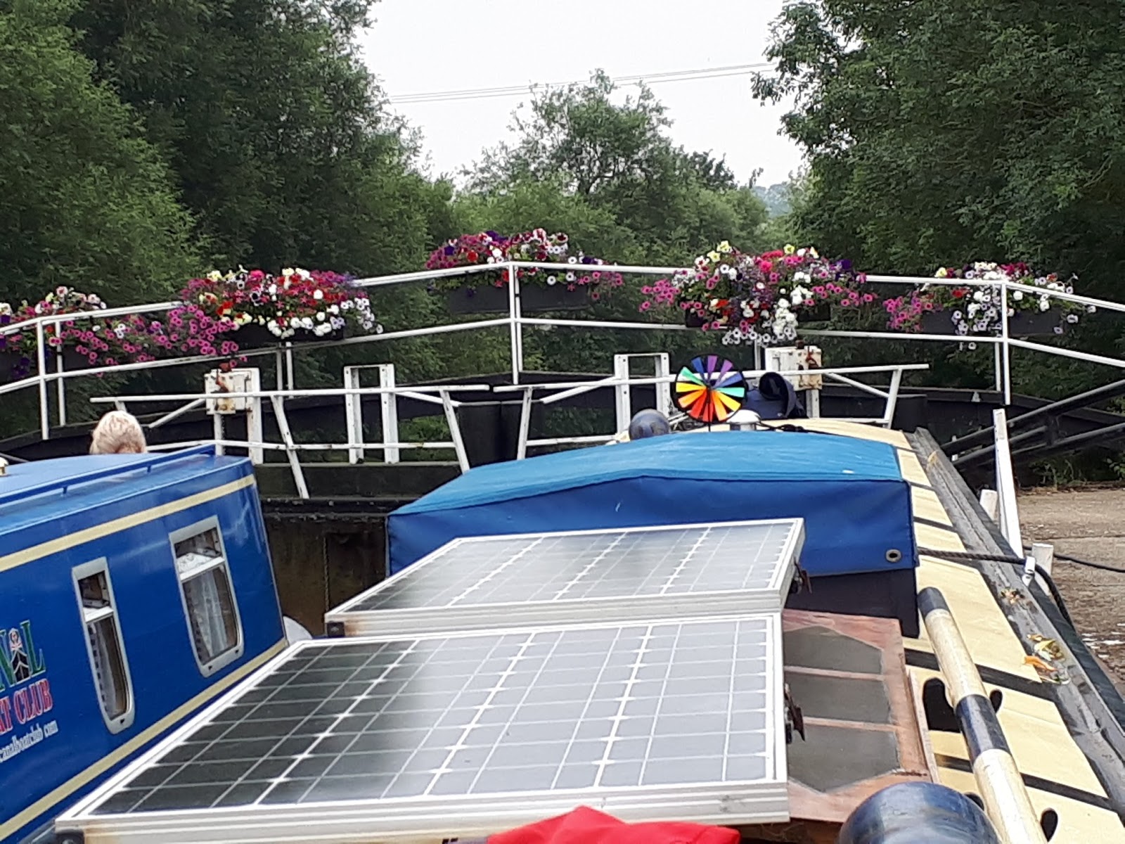 and Millie makes three: George Billington or Offenham Lock (River Avon ...
