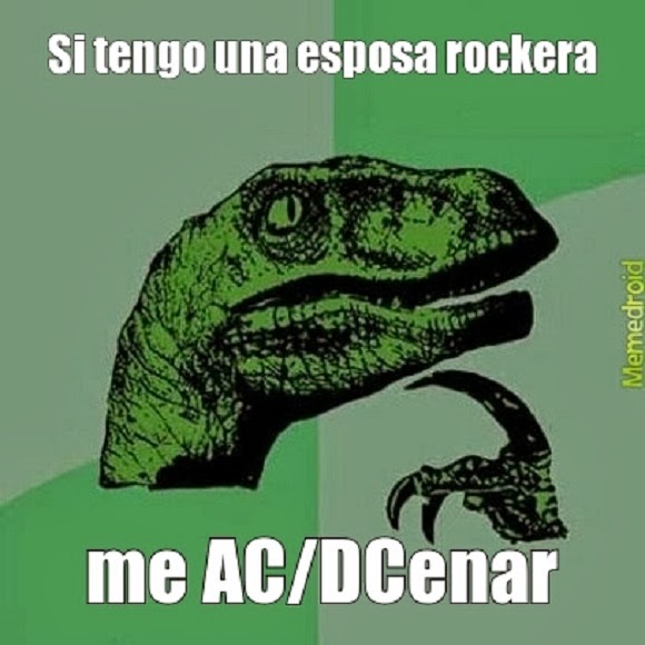 ¿Si tengo una esposa rockera, me AC/DCenar?... | El Sabio Homero