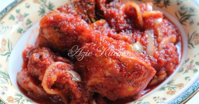 Ayam Masak Merah Sedap dan Mudah - Azie Kitchen