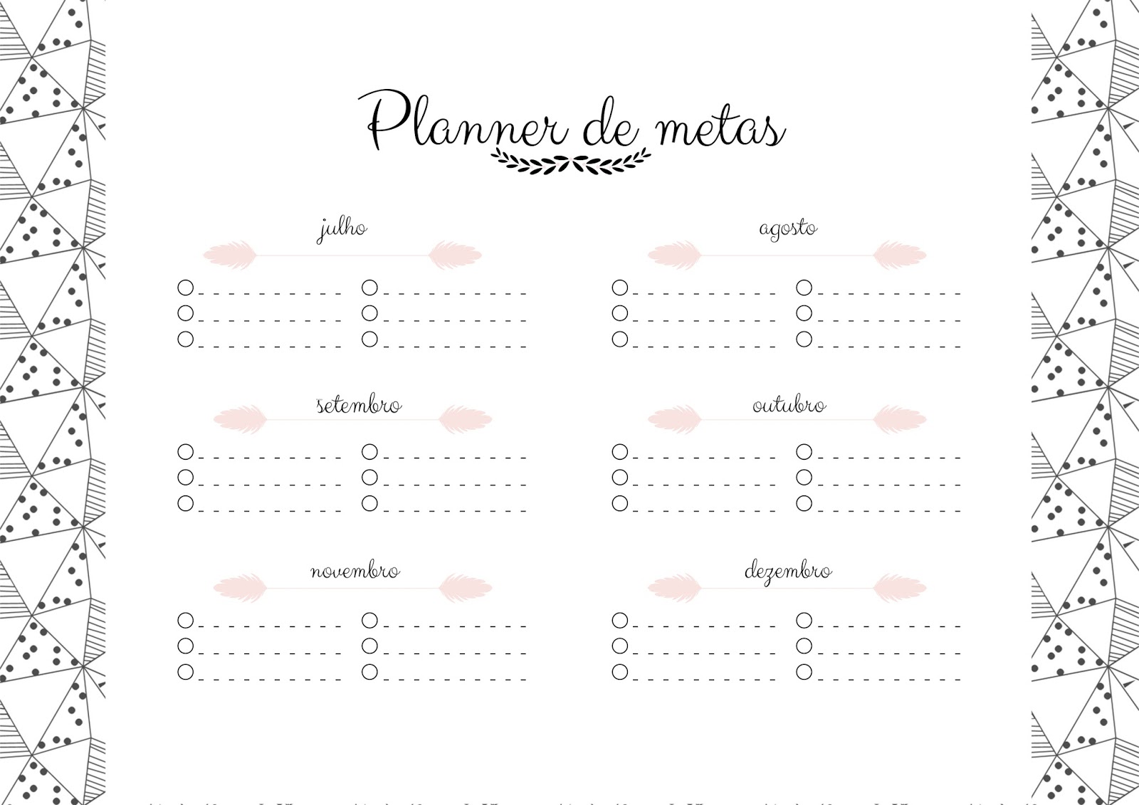 Organizador de Metas Anual - Freebie — Simplesmente Criativa