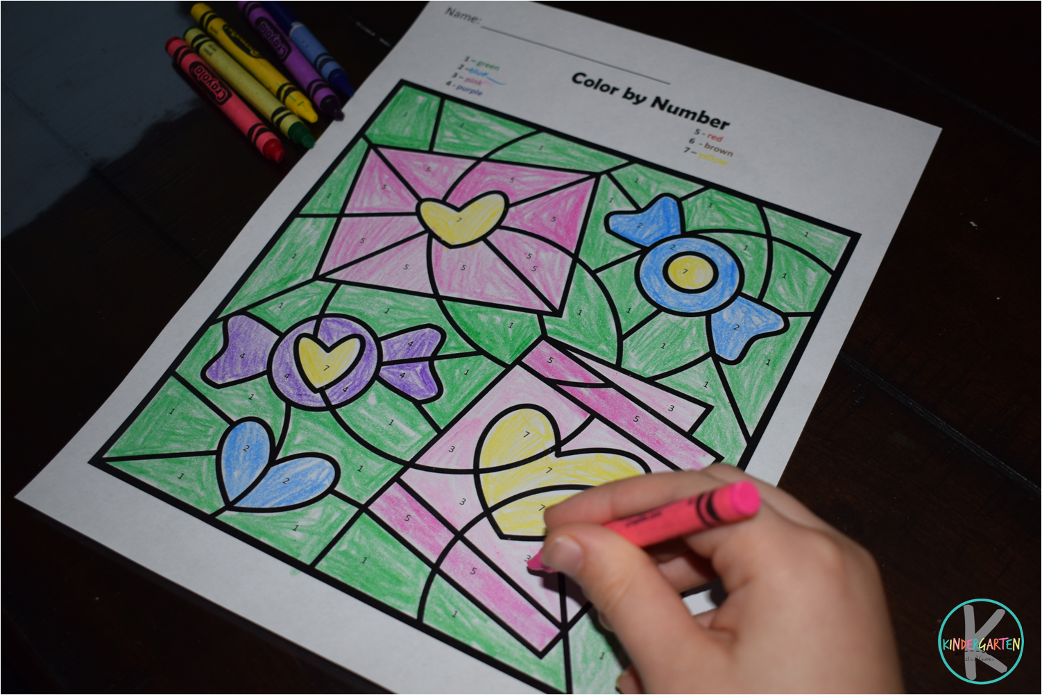 Kindergarten Worksheets And Games FREE Valentines Day Color By Number kindergarten-worksheets-and-games-free-valentines-day-color-by-number