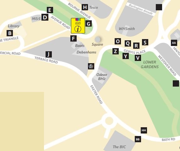 Southampton Bus Update: Major stops: live departures