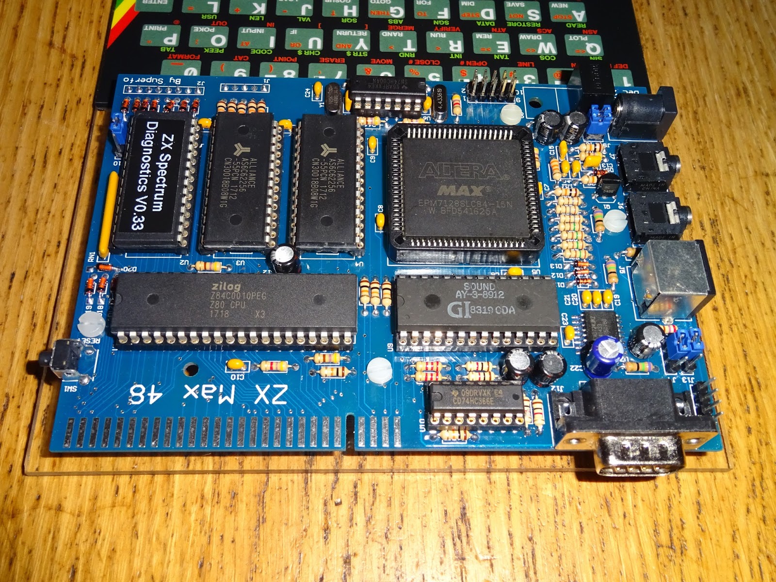 Tynemouth Software: Keyboard options for the ZX Max 48 ZX Spectrum Clone