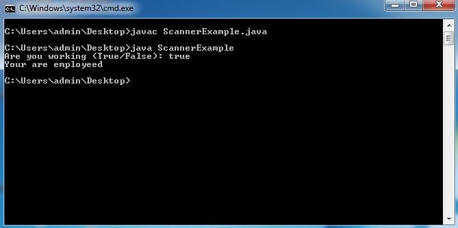 Getting input from Keyboard. | JavaForm