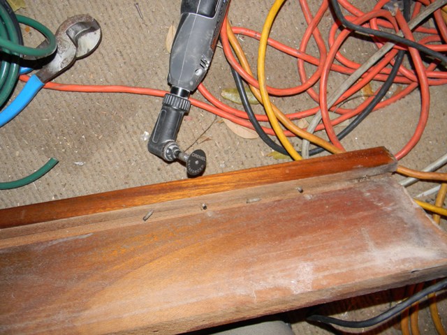 Ericson 25, Oystercatcher: Rigging, Standing, Mast Compression Post, Repair