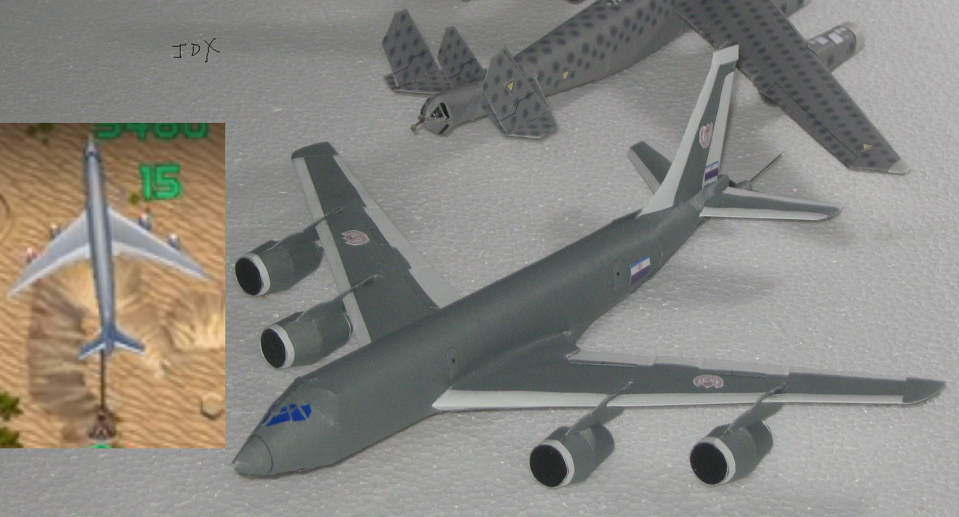 Ace Combat Model - Drawings: KC-135 Stratotanker