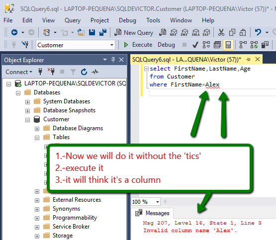 Select ,Update ,Delete and Drop statement - SQL Classes 101
