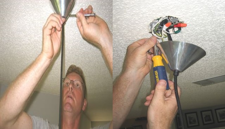 INSTALLATION OF LIGHTING FIXTURE ~ Electrical Motor Control Wirings