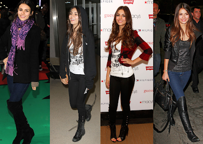 Victoria Justice.: Estilo Victoria Justice: Botas