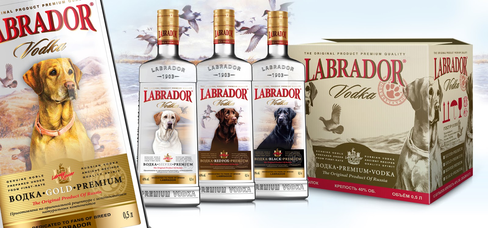 Vodka LABRADOR – Packaging Of The World