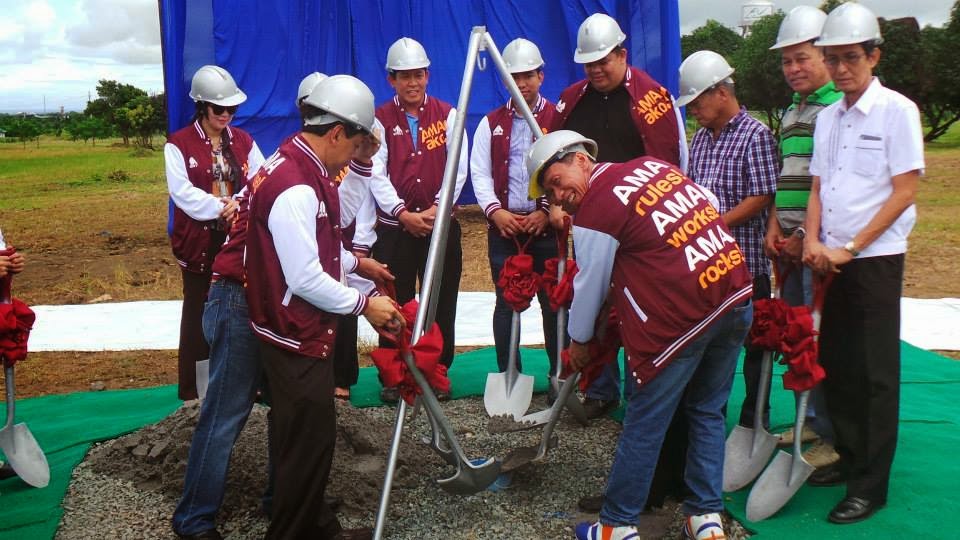 AMA University holds groundbreaking ceremony of its soon to rise campus ...