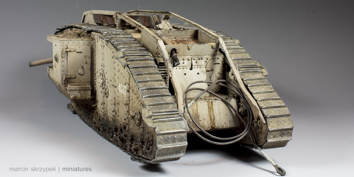 British Heavy Tank Mark IV Male - finished! | planetFigure | Miniatures