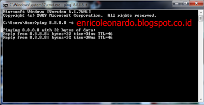 Cara Cek PING dan Fungsinya ~ None