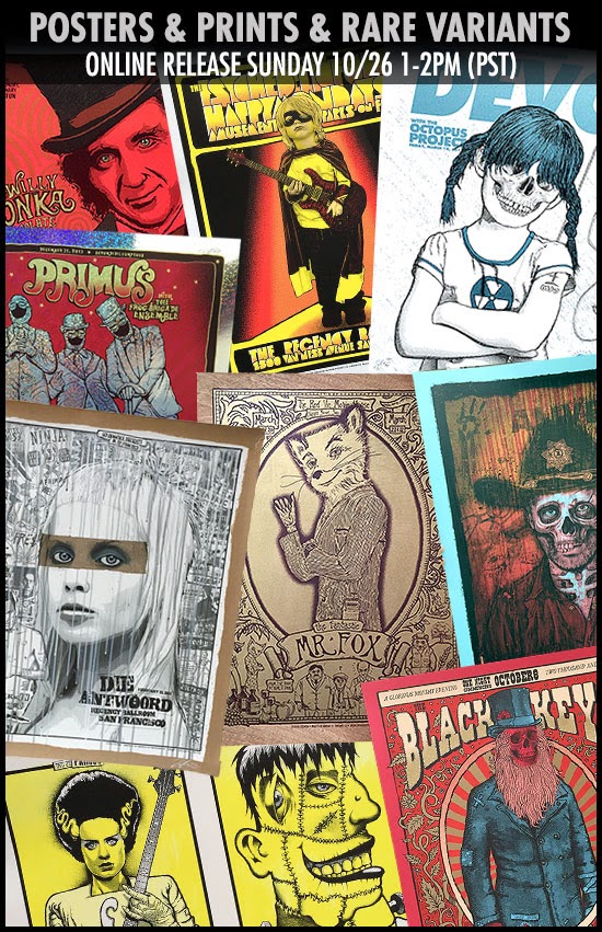 INSIDE THE ROCK POSTER FRAME BLOG: Zoltron "Things that go Bump in the ...