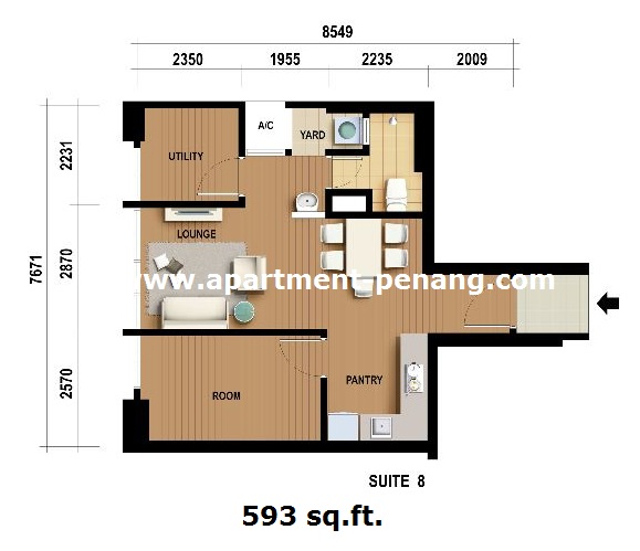 Straits Garden Suites Penang Property | Penang.MalaysiaCondo.com