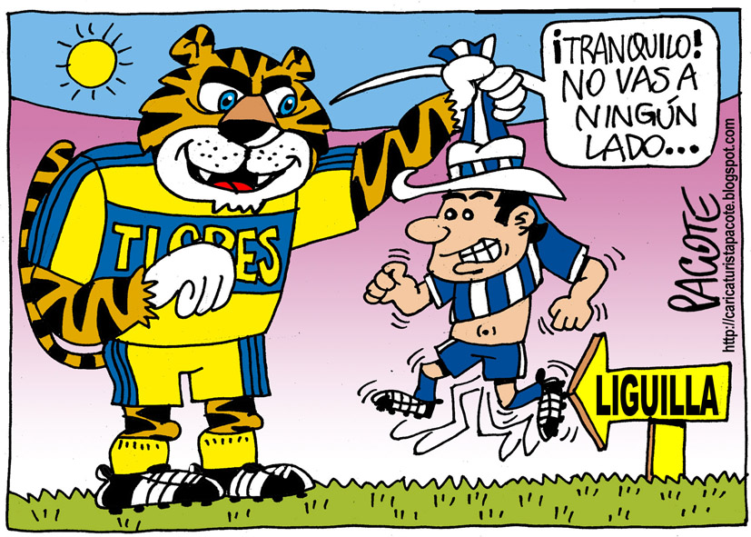 CARICATURISTA PACOTE: TIGRES VS. RAYADOS