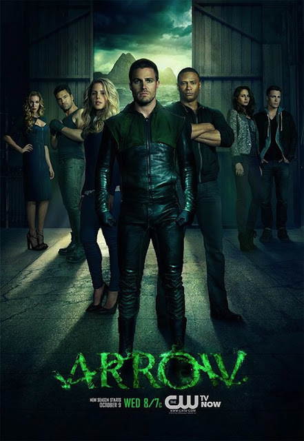 Split Screen: Poster e promo da segunda temporada de "Arrow"