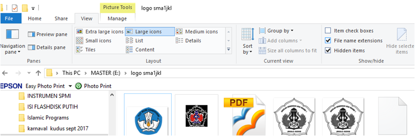 Membuat File ikon dengan Paint