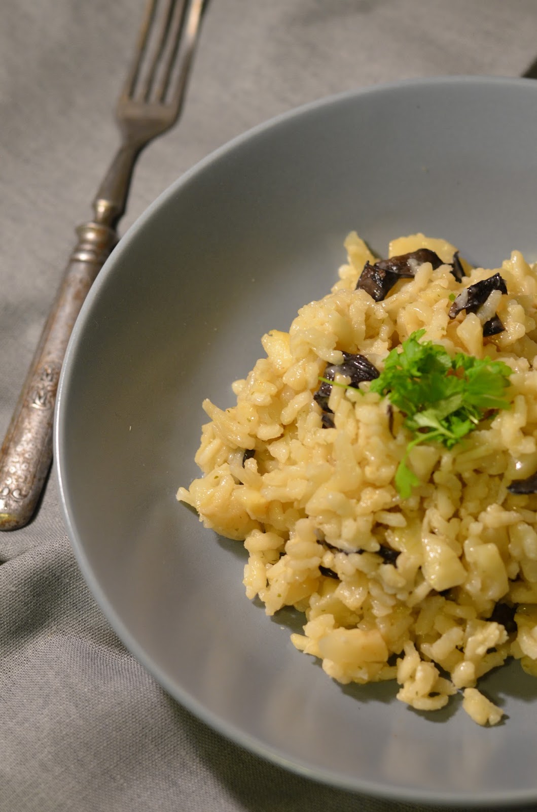 Talianske zelerové rizoto so sušenými hubami - Cvikložrútske zápisky