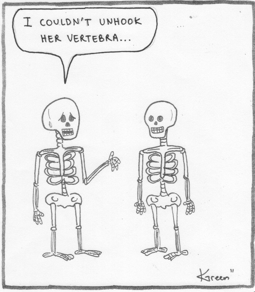 The Greener Side - Comics by Kyle Green: Funny Skeleton Jokes Part 1