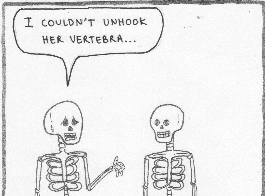 The Greener Side - Comics by Kyle Green: Funny Skeleton Jokes Part 1