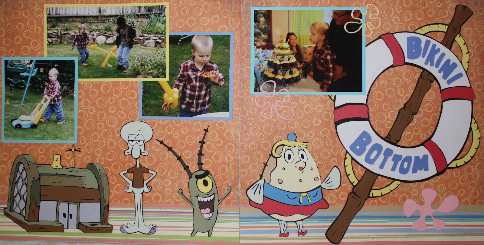Cynde's Place: Spongebob Party Layouts