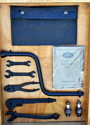 the Model A Ford complete factory provided tool kit:carguys