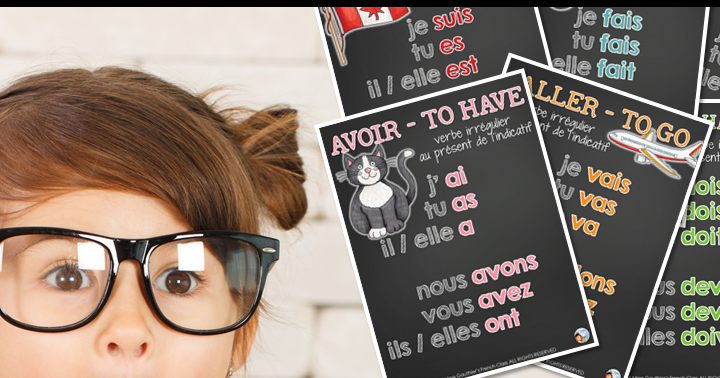 Mme Gauthier's French Class: 18 French Irregular Verb Posters - Le Présent