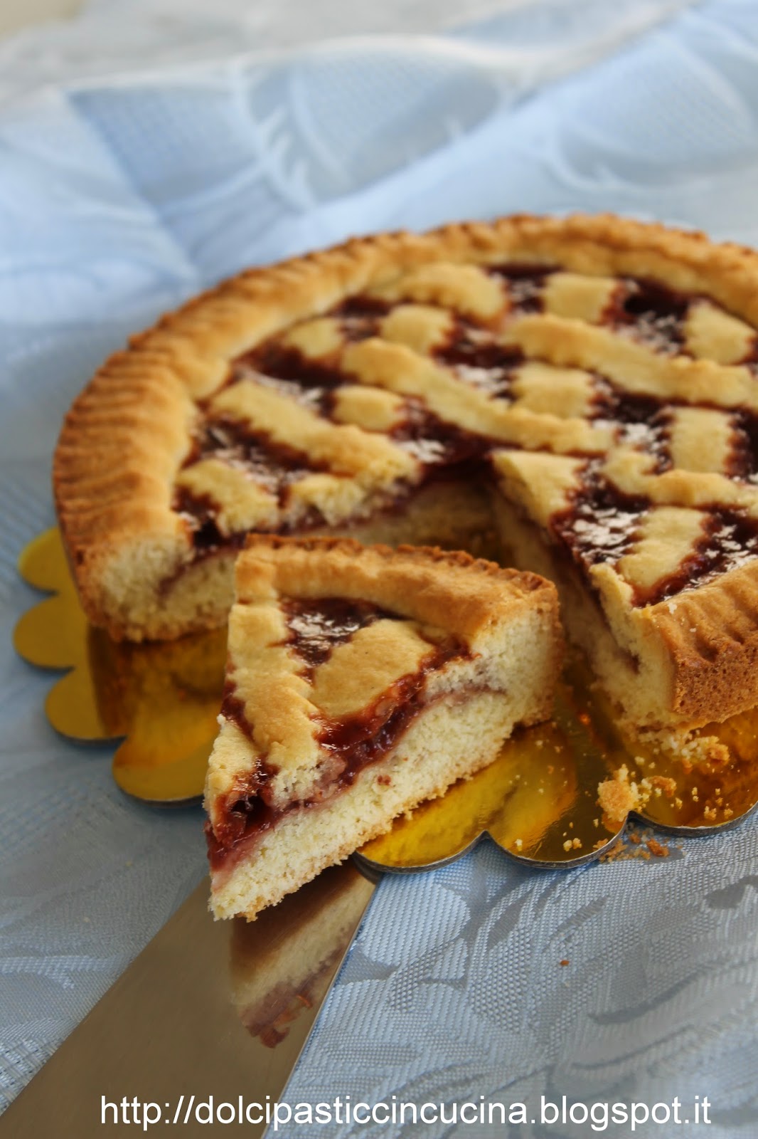 Crostata morbida di marmellata
