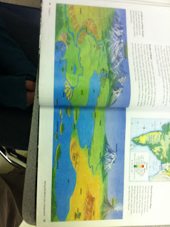 6th Grade Language Arts: Geography Physical Features Map