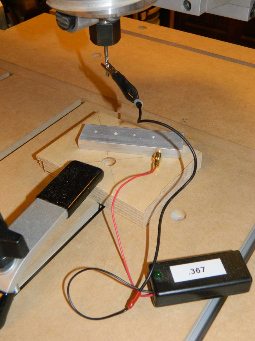 4D Furniture Thoughts: Touch Off Light for my Probotix CNC