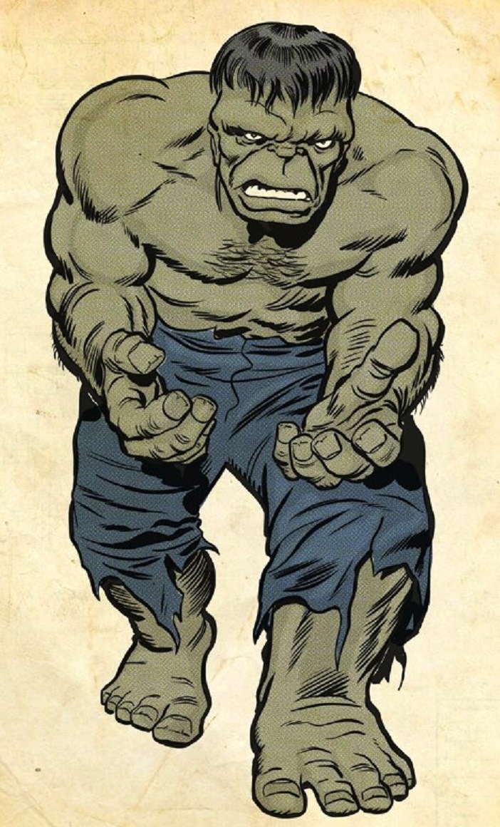 Cap'n's Comics: Frankenstein (errr...The Hulk) by Jack Kirby