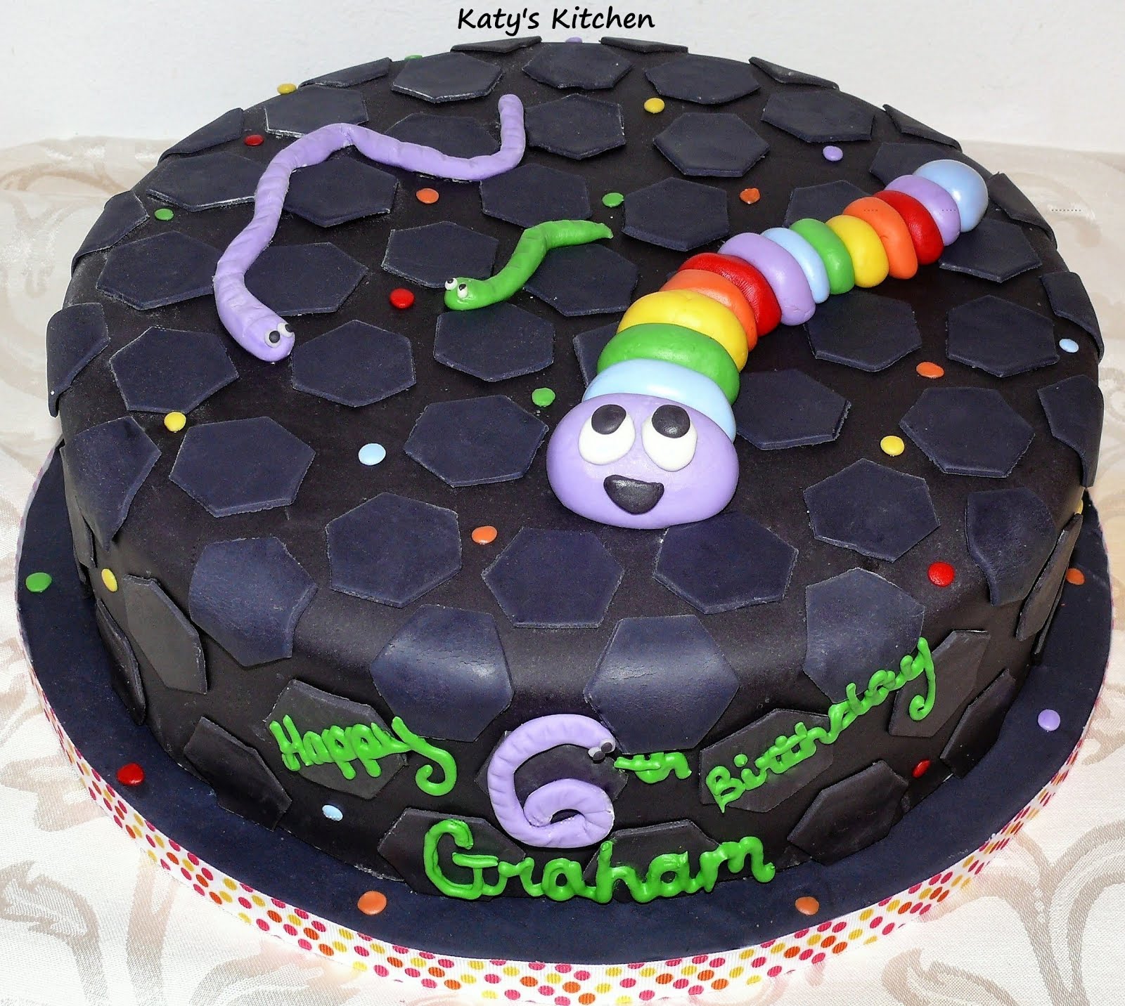Katy's Kitchen: Slither.io Cake