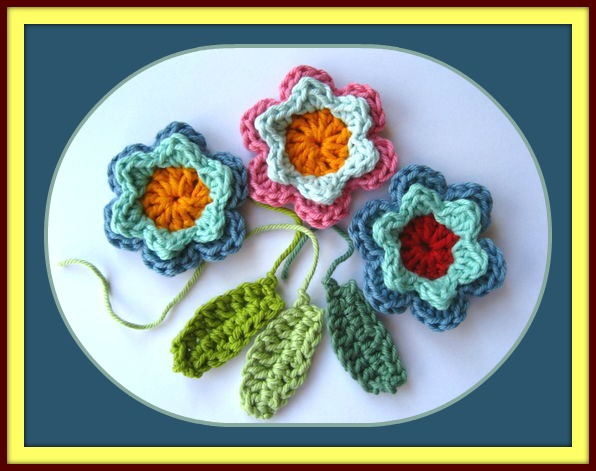 lila365idees: ΠΛΕΚΤΑ ΛΟΥΛΟΥΔΑΚΙΑ (LITTLE FLOWERS IN CROCHET)