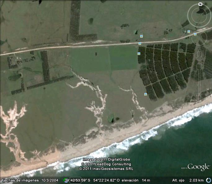 Balneario Santa Isabel - Laguna Garzón, Dpto. Rocha, Uruguay