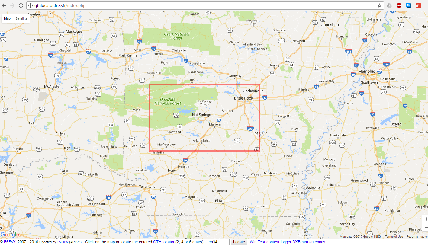 KG5CCI's Radio (and more!) Page: Tips from the Field - Grid Mapping Tools