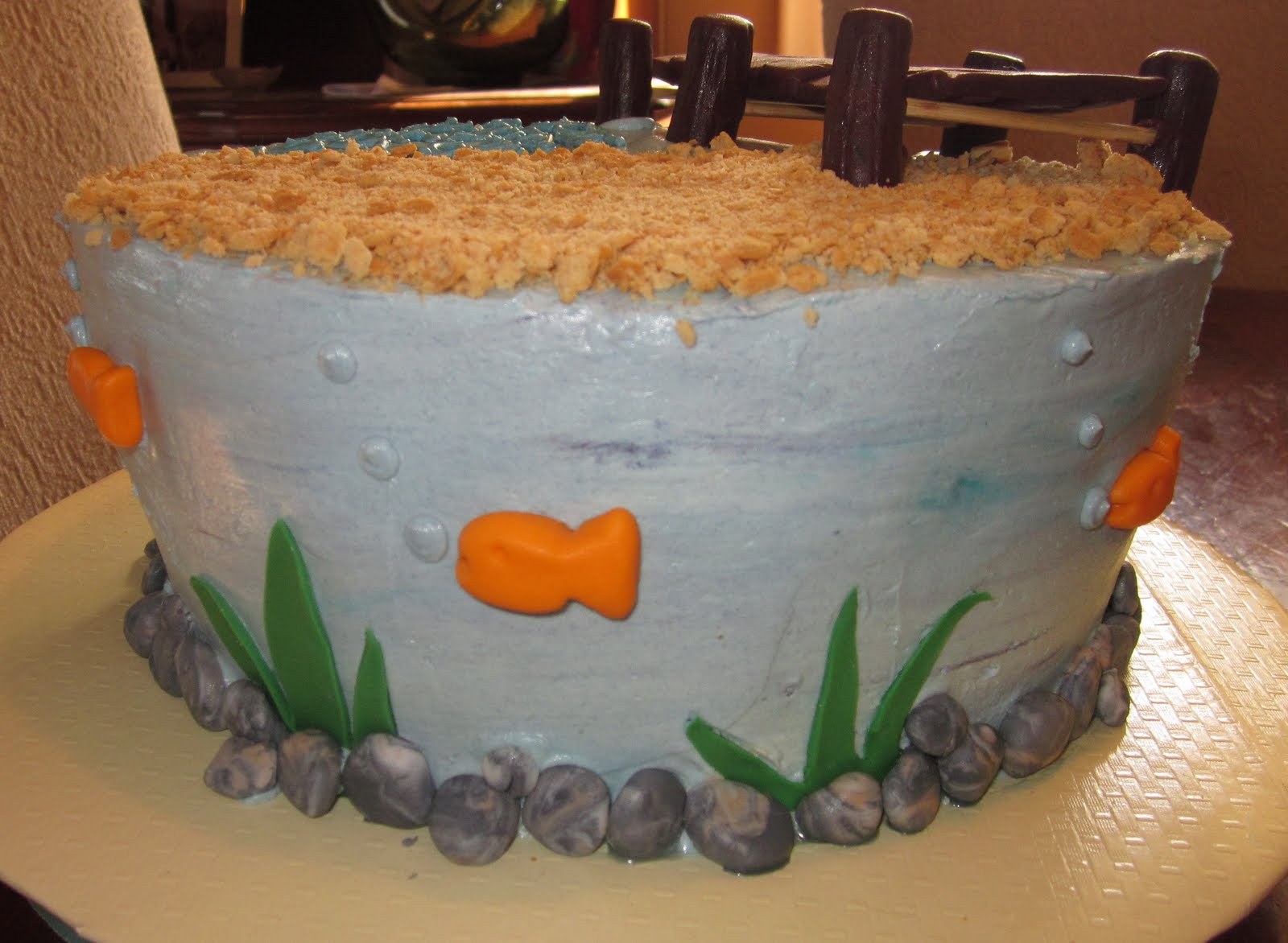 Second Generation Cake Design: Fishing Birthday Cake