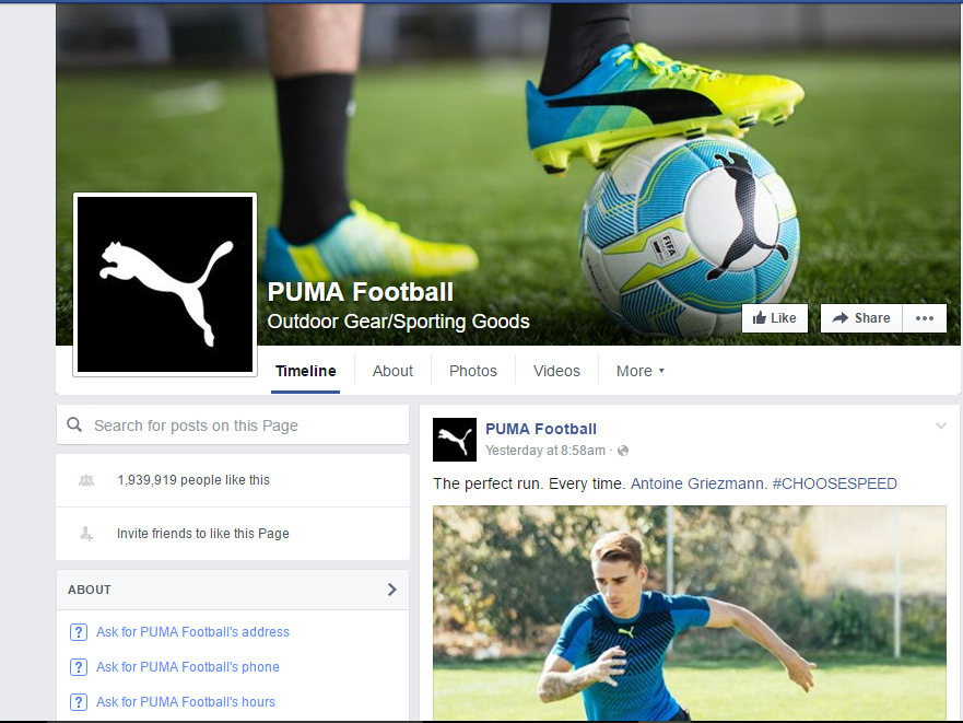 Under Armour vs Puma social media Analysis