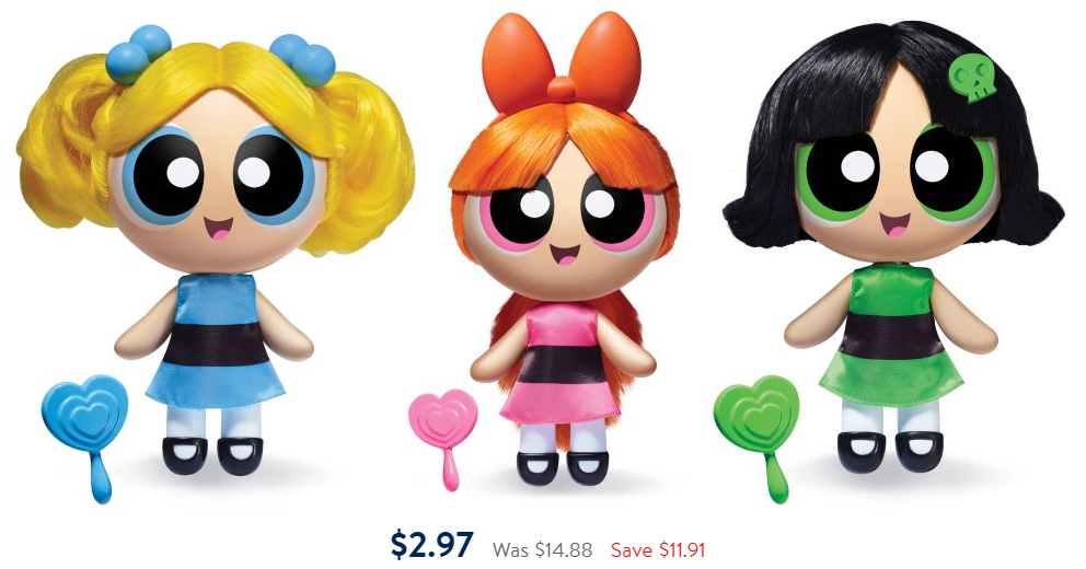 Powerpuff Girls 6" Deluxe Dolls $2.97 + Free Store Pickup at Walmart or ...