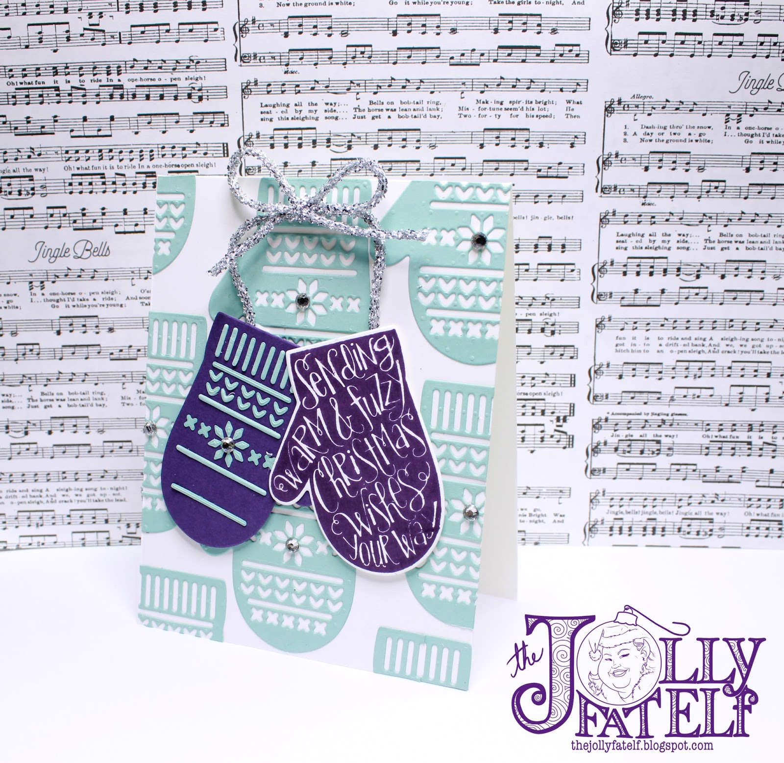 The Jolly Fat Elf: Smitten Mittens Die Cut Inlay