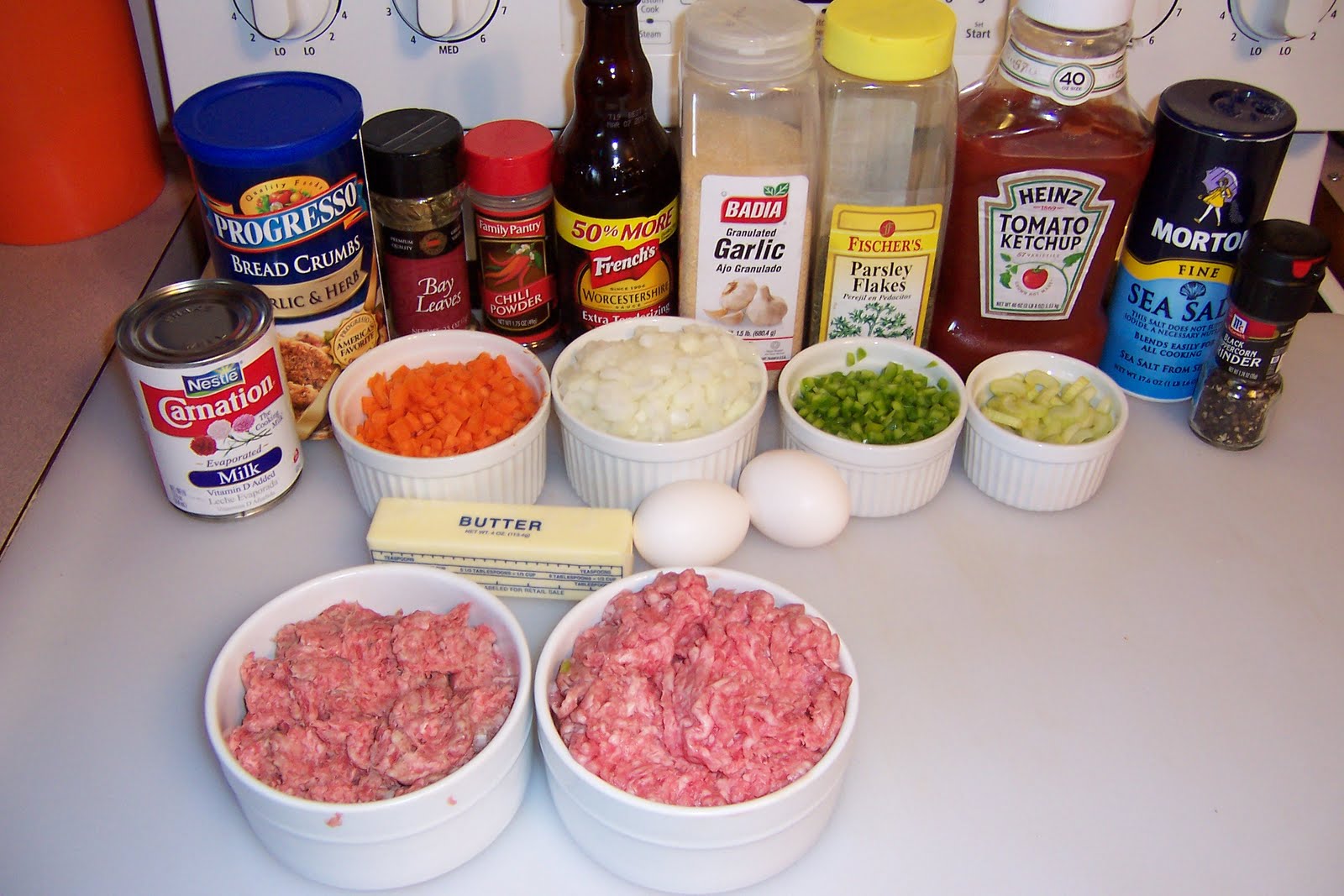 Whats Cooking With KingSparta: Dinner: Meatloaf - Based On A Recipe ...