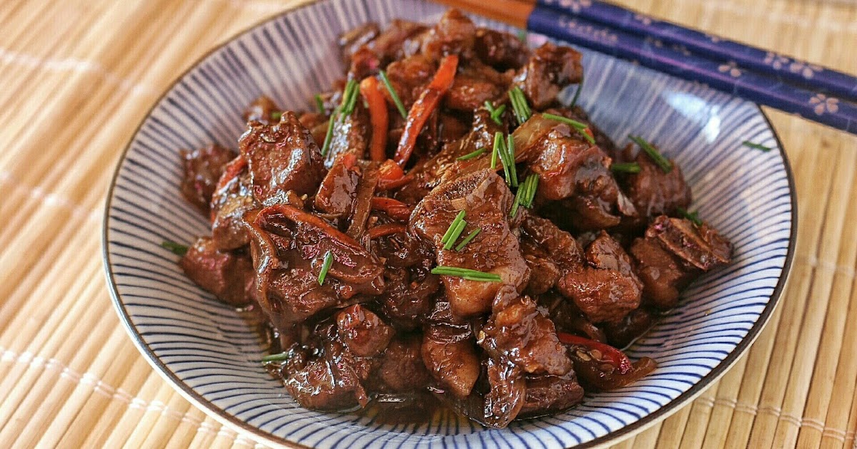 mamadee's kitchen: Kambing goreng black pepper dan satu juta pertama