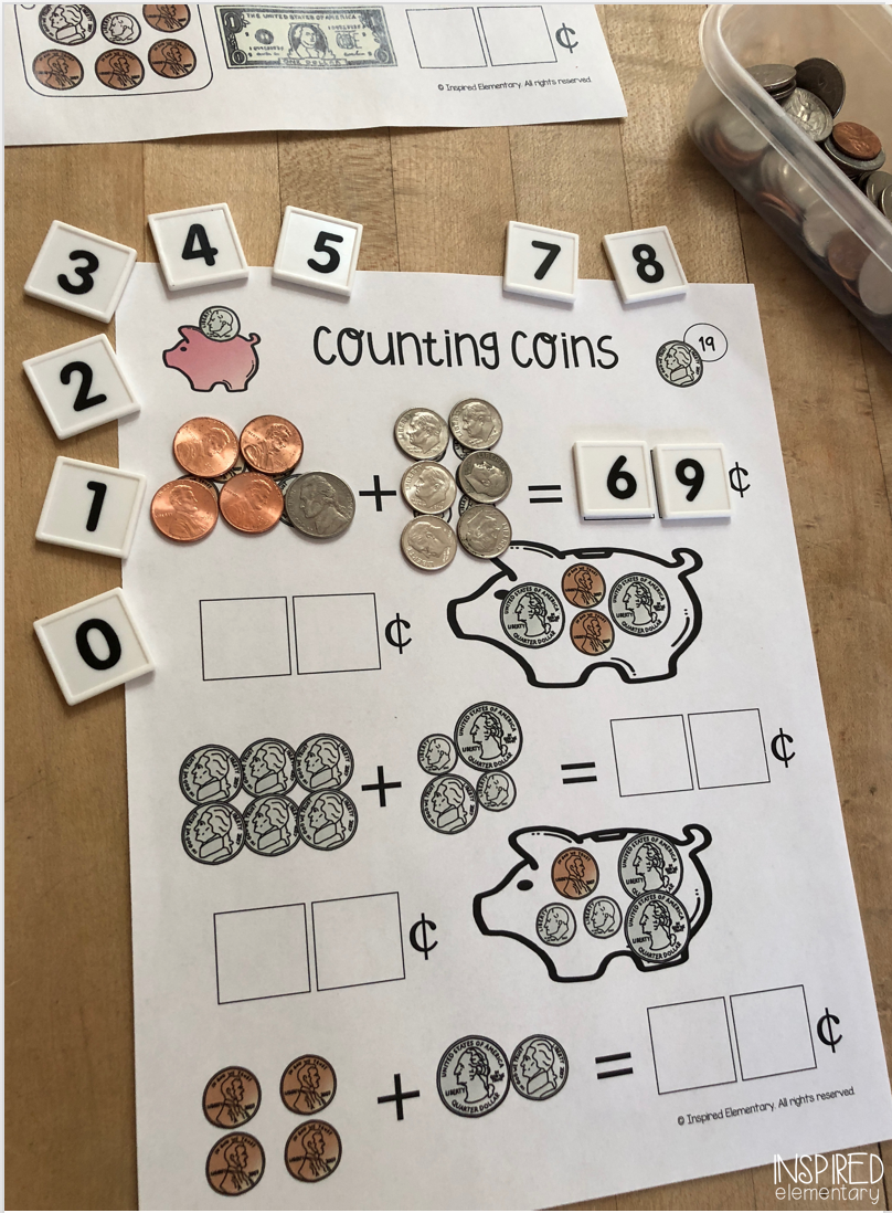 "Big Piggie" Math Game · Inspired Elementary