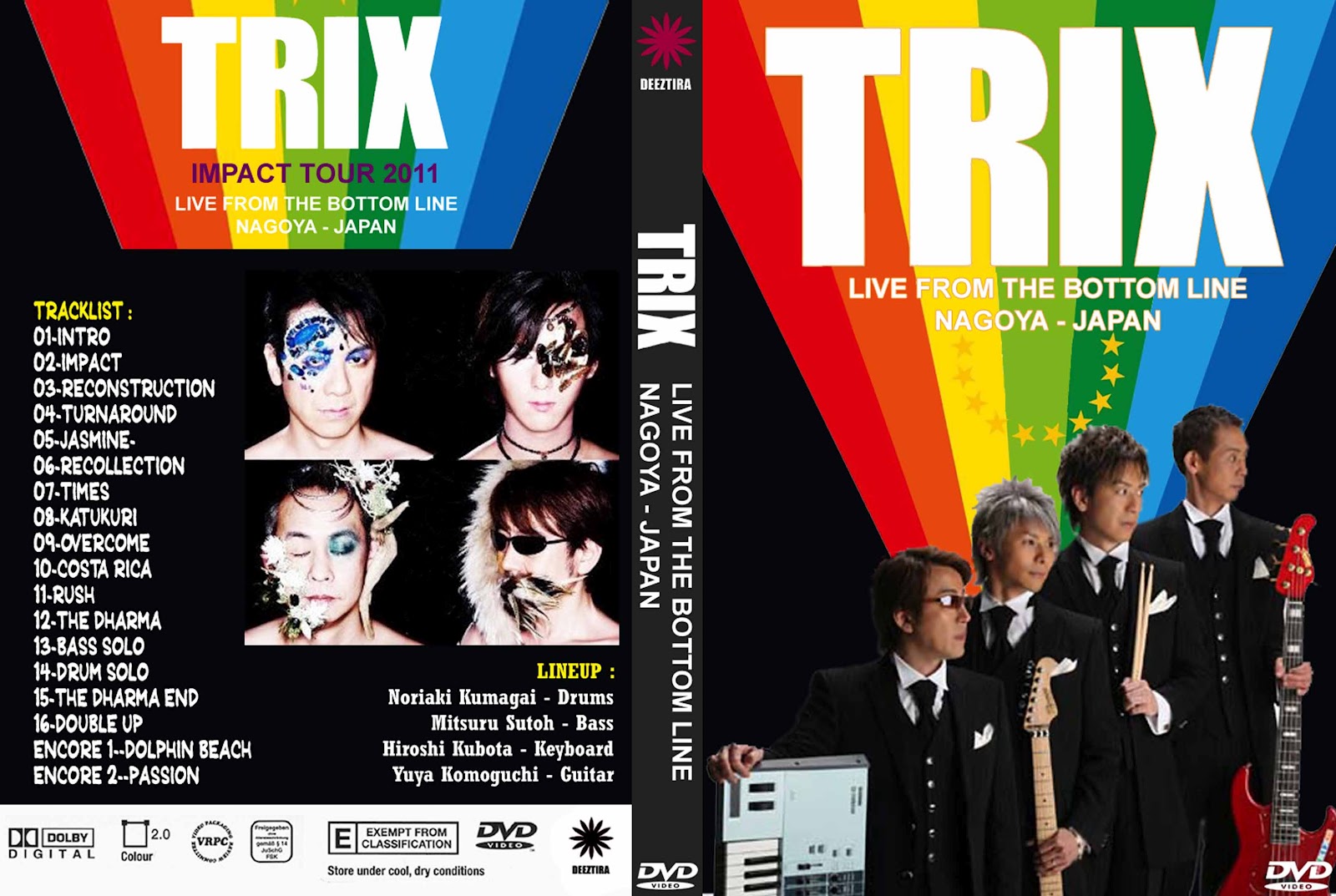 YOUDISCOLL: TRIX - Impact Tour, Live at The Bottom Line, Japan 2011