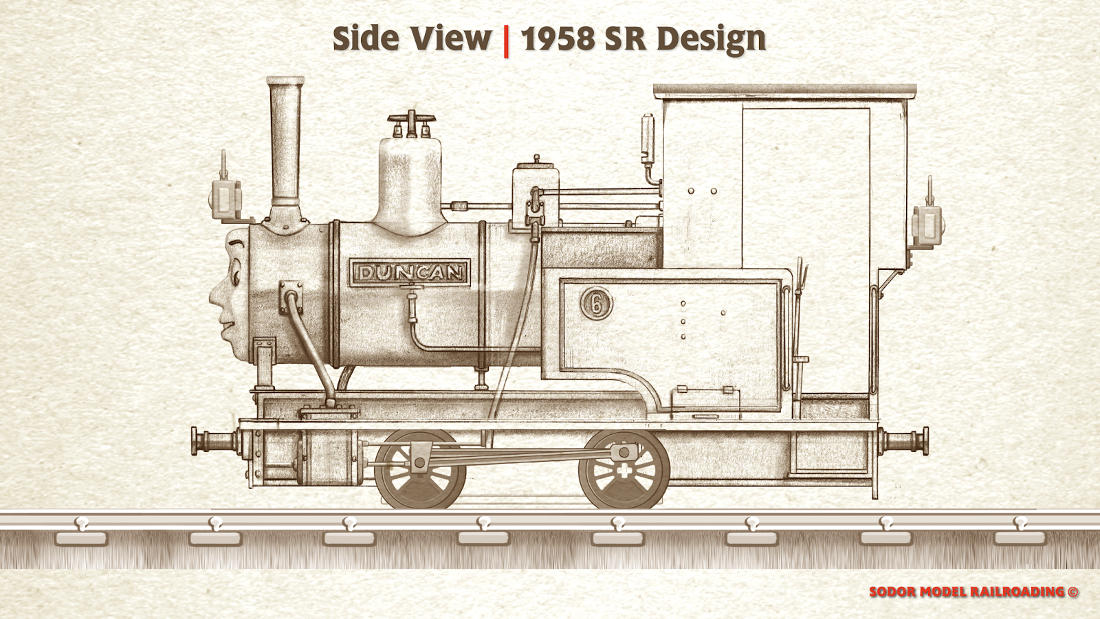 SodorModelRailroading: Scratch-Building Duncan | 16mm Scale