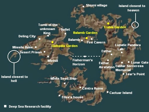 Final Fantasy Viii World Map - Map