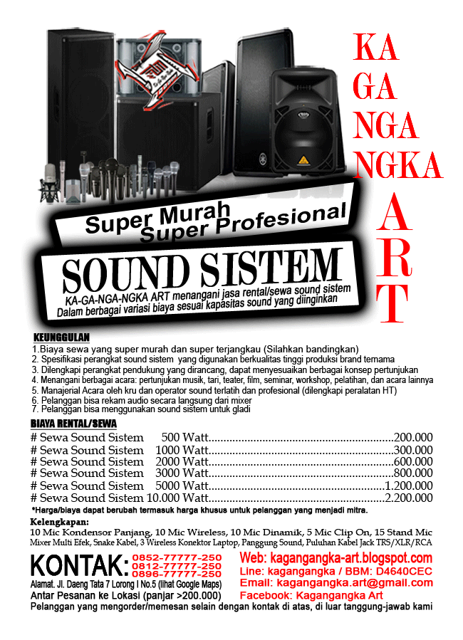 SOUND SISTEM PROFESIONAL (VENDOR MAKASSAR)