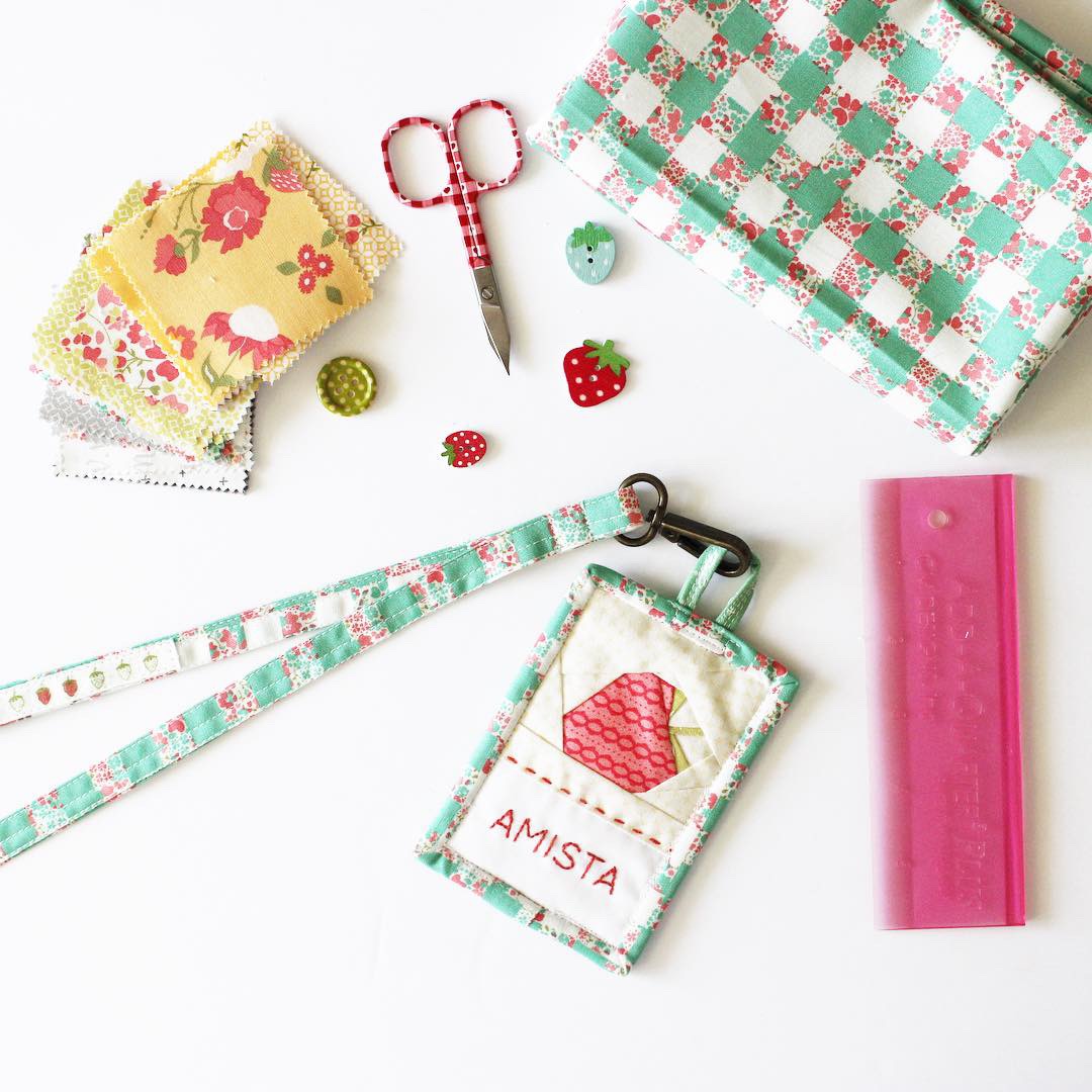 Quilty Name Tag + Lanyard | Amista Baker